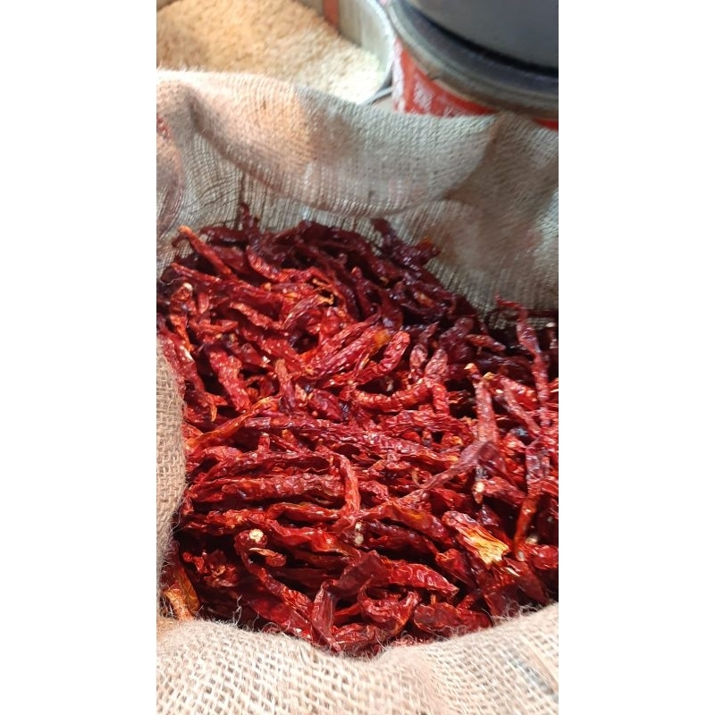 Jual CABE KERITING KERING INDIA KARUNGAN BERAT 10KG (CABE KERITING ...
