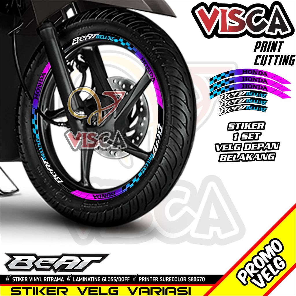 Jual Stiker Velg List Velg Motor Stiker Velg Beat Deluxe Motif Flag ...