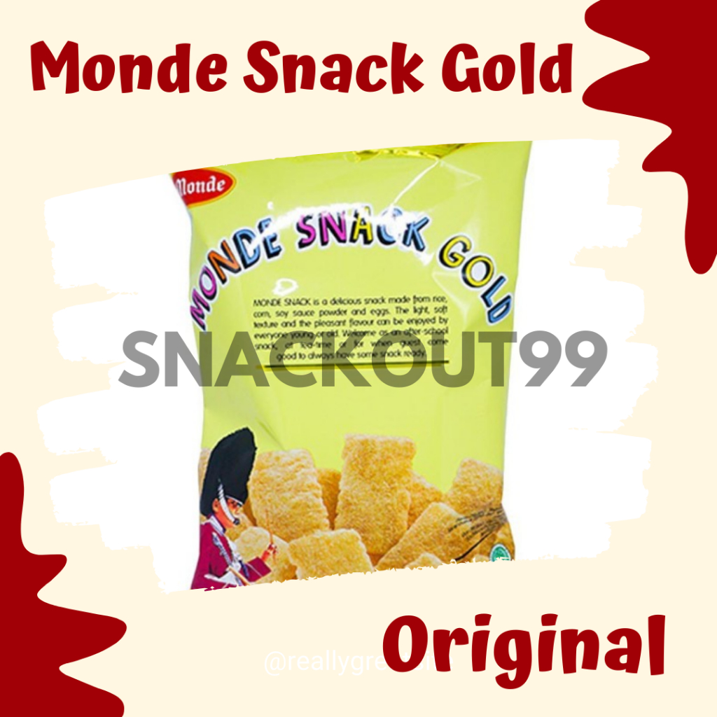 Jual Monde Snack Gold 30 gram | Shopee Indonesia