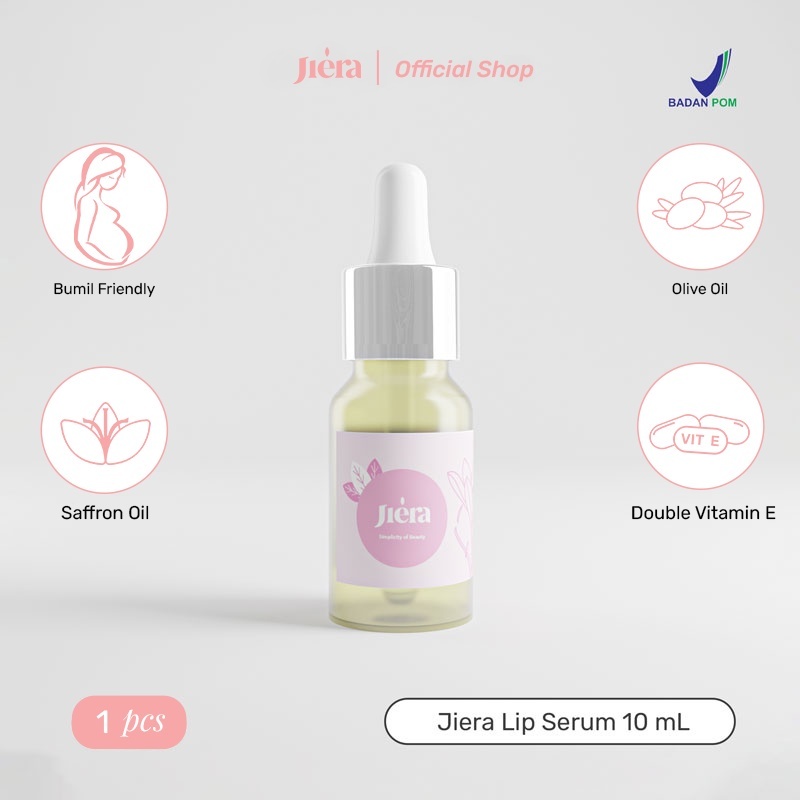 Jual Jiera Natural Lip Serum | 10ml | Shopee Indonesia