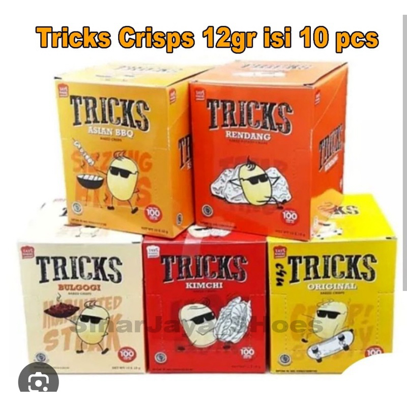 Jual TRICKS crisps baked 10 x 12gram box | Shopee Indonesia