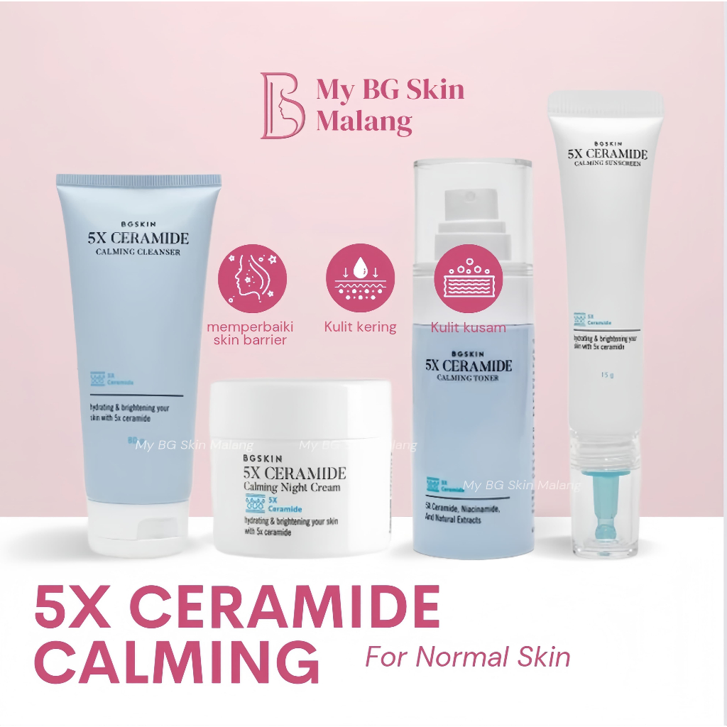 Jual BG Skin Paket 5X Ceramide Melembabkan, Menutrisi, Rawat Skin ...