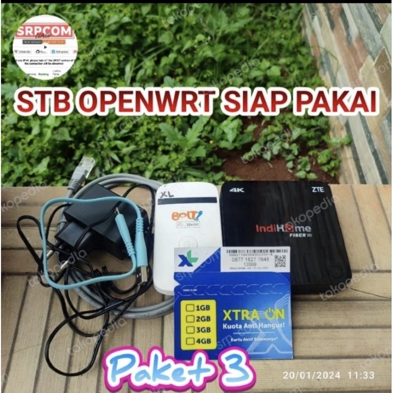 Jual stb openwrt lengkap paket 3 | Shopee Indonesia