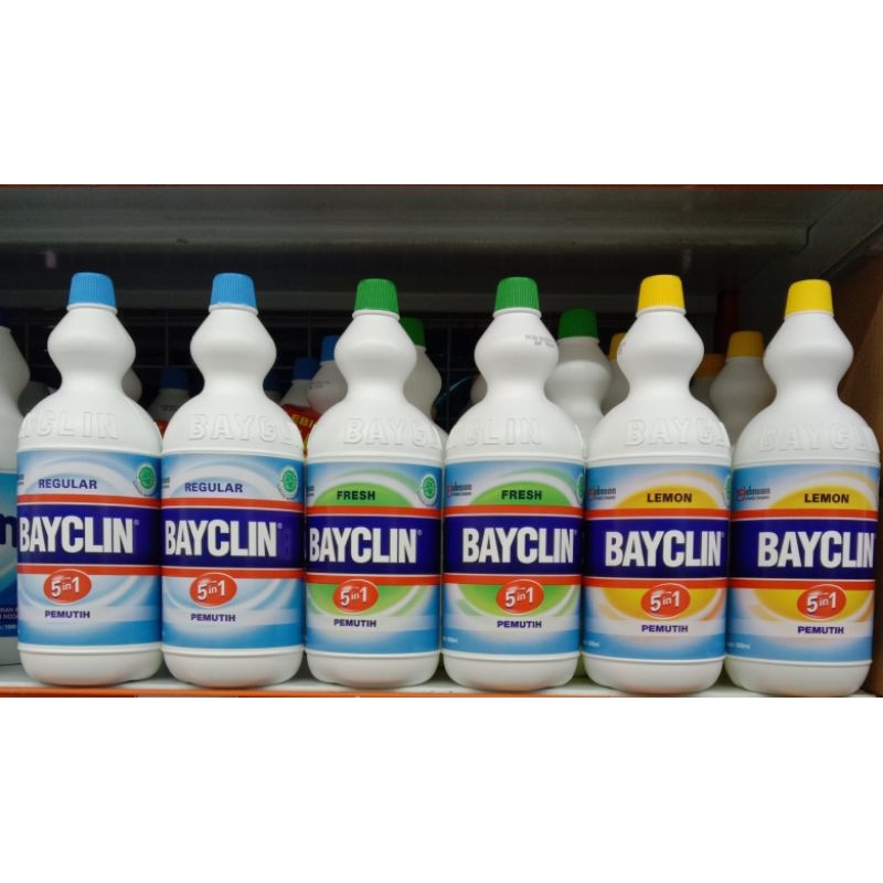 Jual Bayclin 5in1 Pemutih Pakaian Anti Noda 1000ml | Shopee Indonesia