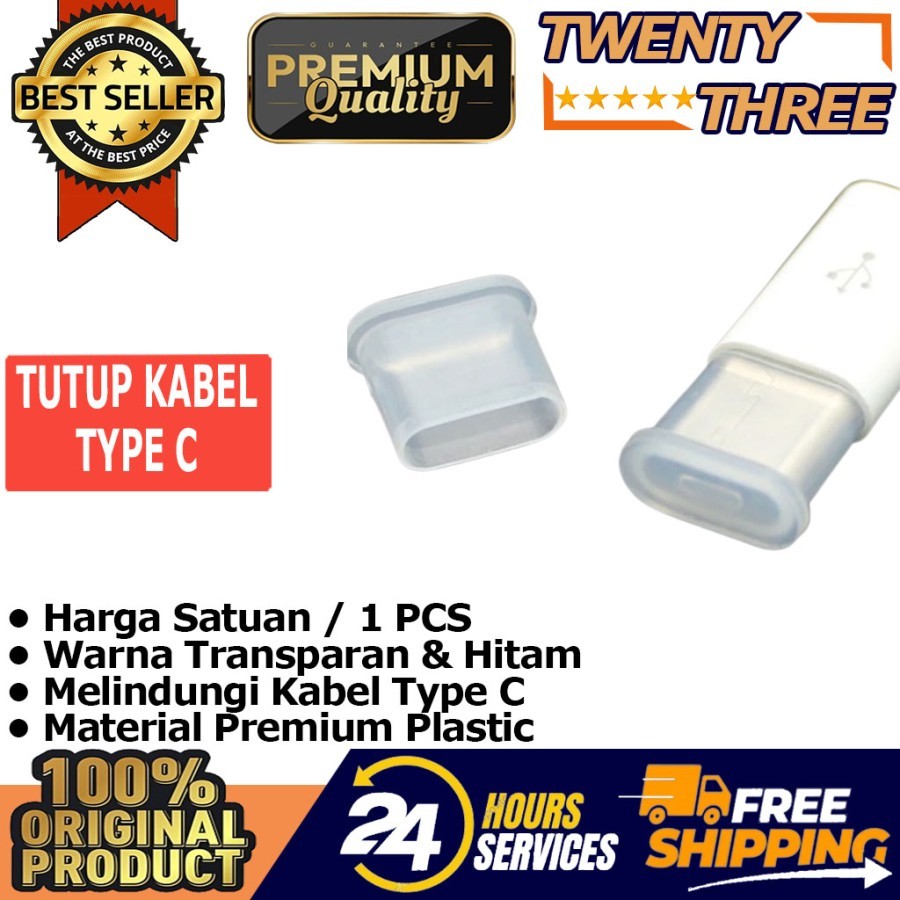 Jual Cover Tutup Penutup Pelindung Kabel Charger USB Type C Tipe C ...
