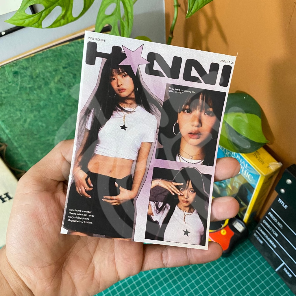 Jual stiker hanni / stiker poster / sticker aesthetic / sticker tumblr ...