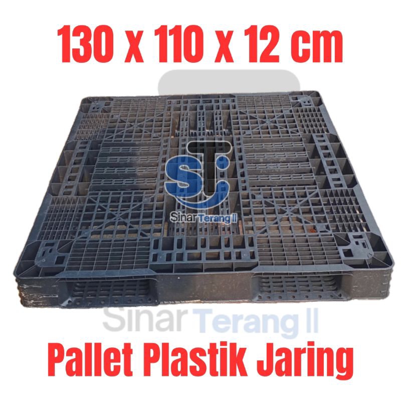 Jual [ KURIR TOKO ] Palet Plastik 130x110x12cm / Palet Plastik Serbaguna / Palet Plastik Tatakan ...