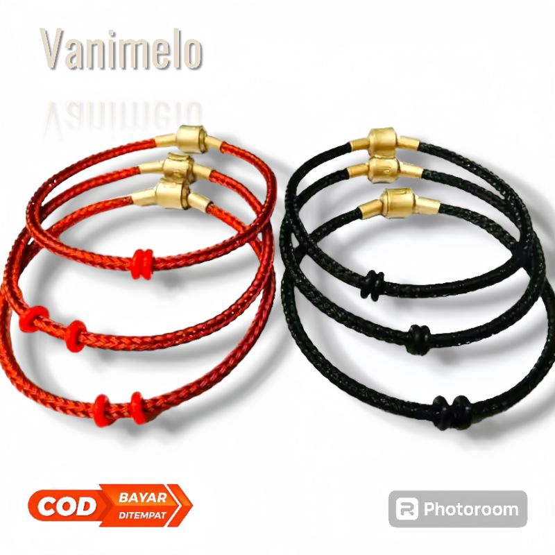 Jual Gelang Tali Kawat Wire Rope Anti Air Untuk Liontin Huruf Emas ...