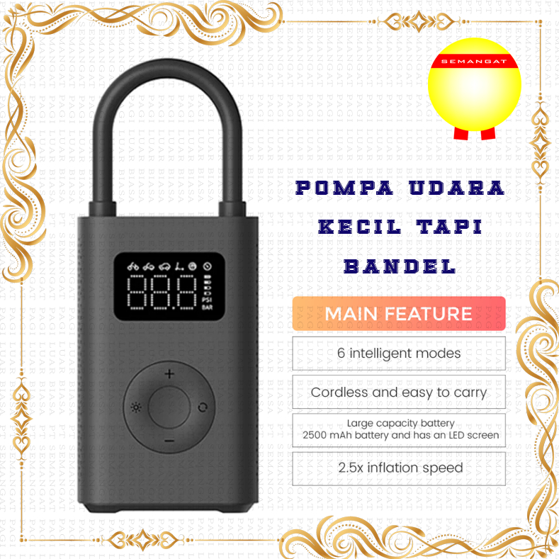 Jual Pompa Udara Xiaomi Mjia Air Pump 2 New Generation | Shopee Indonesia