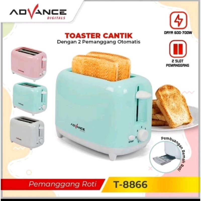 Jual Pemanggang Roti / Toaster T-8866 Advance Mesin Pemanggang Roti ...