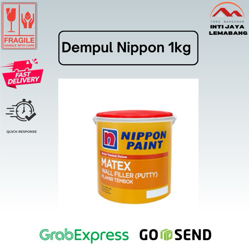 Jual Plamir/Dempul/filler tembok putih Nippon paint 1kg | Shopee Indonesia