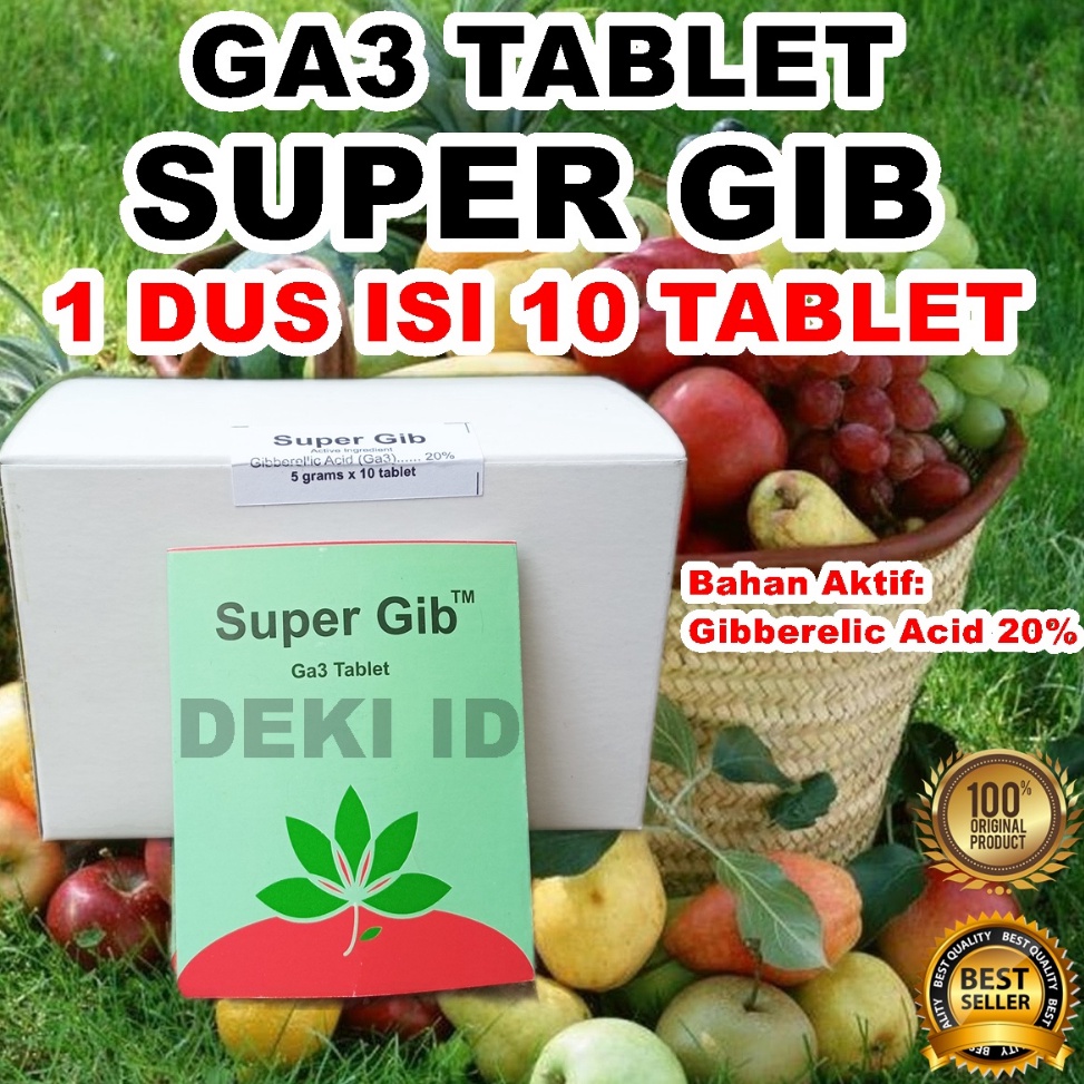 Jual KODE J97B Supergib 1 Dus Isi 1 Tablet Hormon GA3 ZPT Giberelin ...