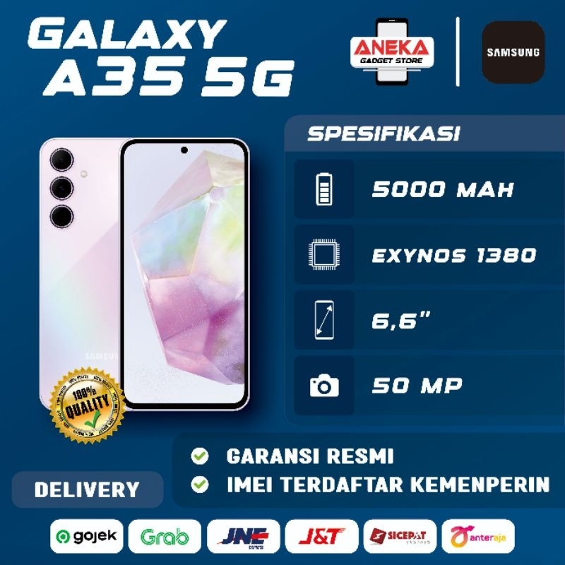 Jual Samsung A35 5G 8GB/256GB Garansi Resmi SEIN (Samsung Electronics Indonesia) | Shopee Indonesia