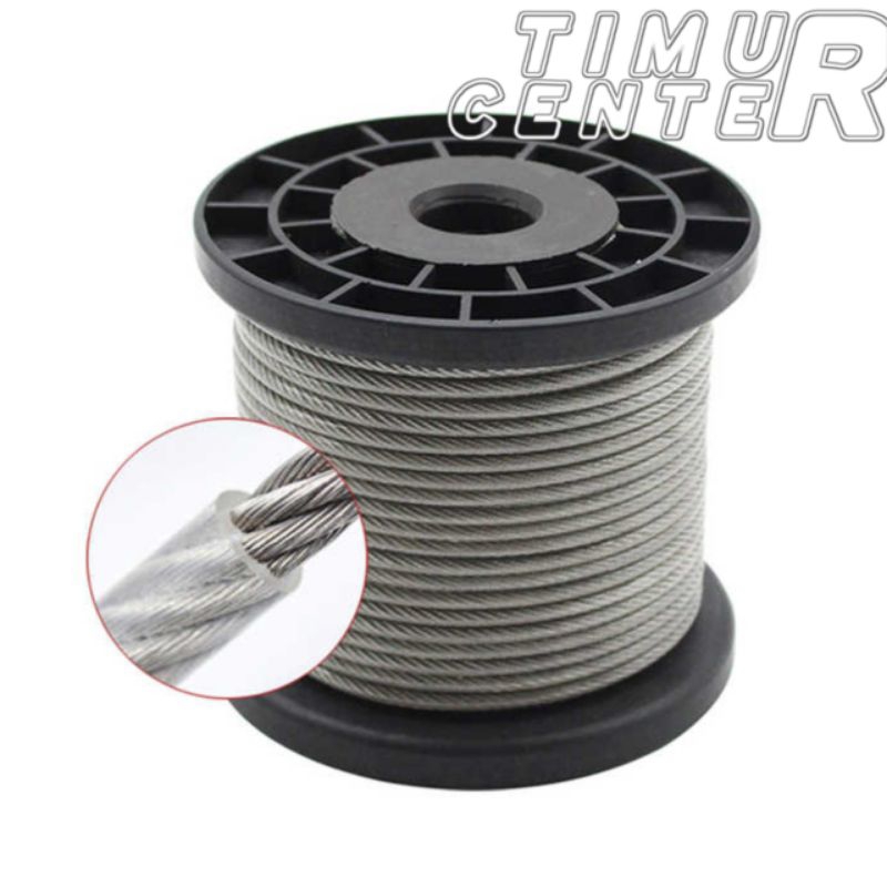 Jual Tali Seling Baja Lapis Plastik 6mm 8mm 10mm 12mm Kawat Sling Baja ...