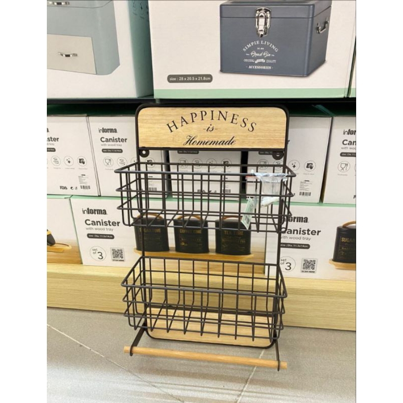 Jual INFORMA rack seri Rowen 2 tier harga SALE free BUBLE | Shopee ...