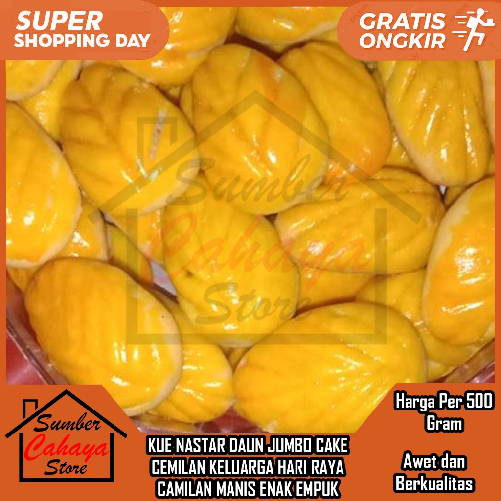 Jual Kue Koe Nastar Nas Tar Nanas Daun Deun Jumbo Besar Premium ...