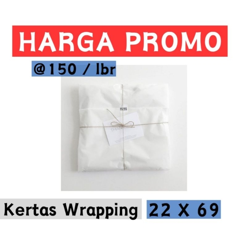 Jual [HARGA PROMO] (10 LEMBAR) WRAPPING PAPER / KERTAS PACKING / KERTAS ...