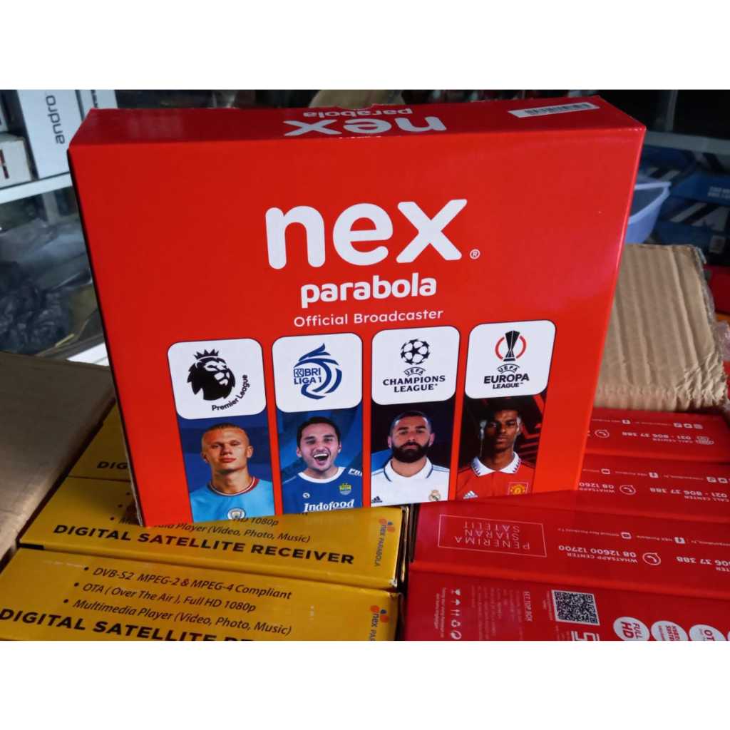 Jual Receiver Nex Parabola Merah | Shopee Indonesia