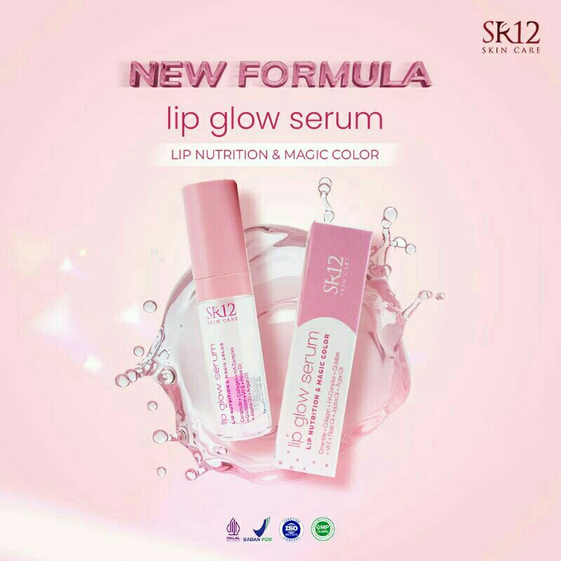 Jual SR12 Lip Glow Serum Lip Nutrition and Magic Color - Lip Serum with Ceramide Collagen HA ...