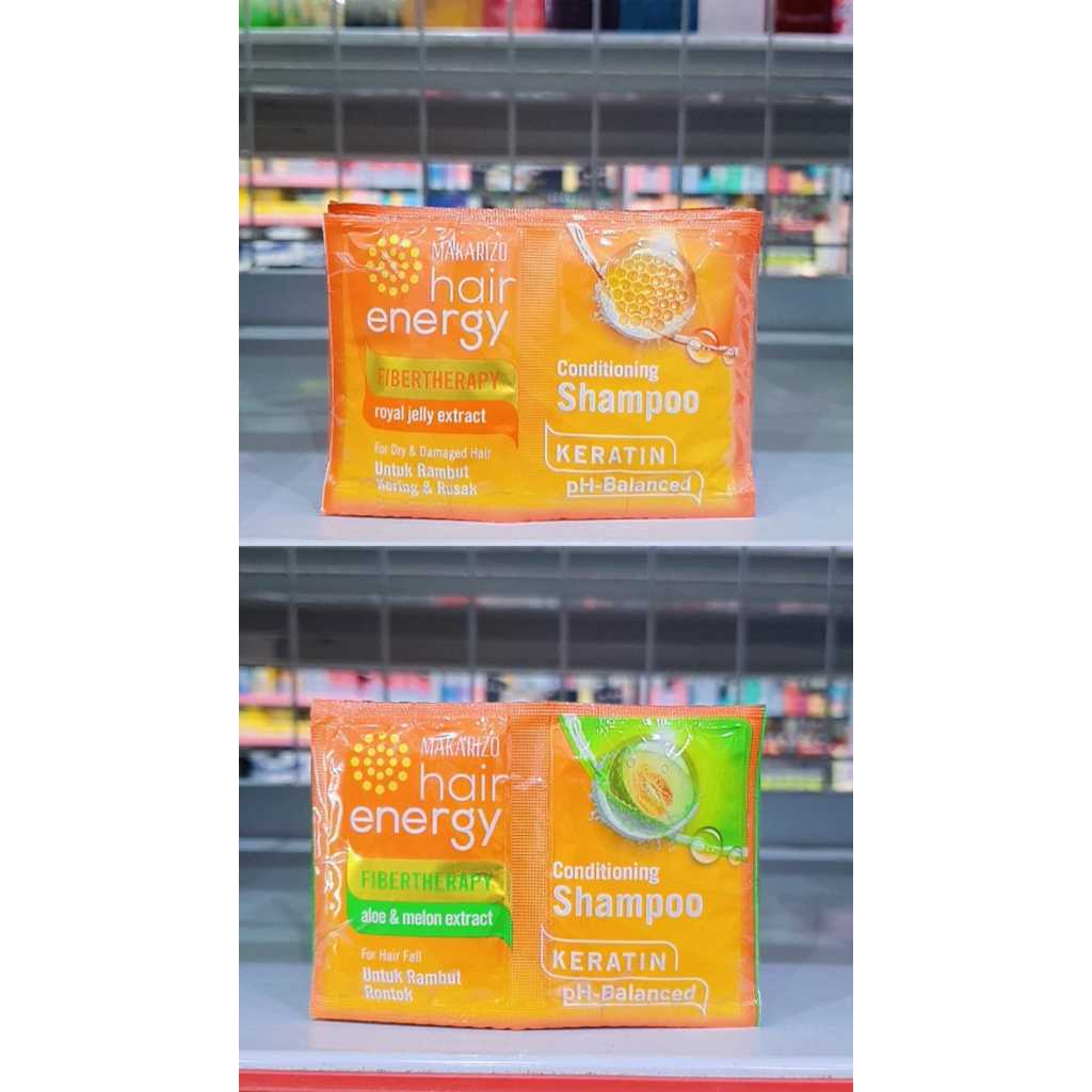 Jual Makarizo Hair Energy Shampoo Sachet (1 Renteng) | Shopee Indonesia