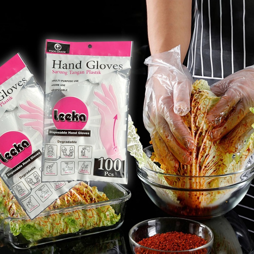 Jual Sarung Tangan Plastik Leeka ( Label Plastik) | Sarung Tangan ...