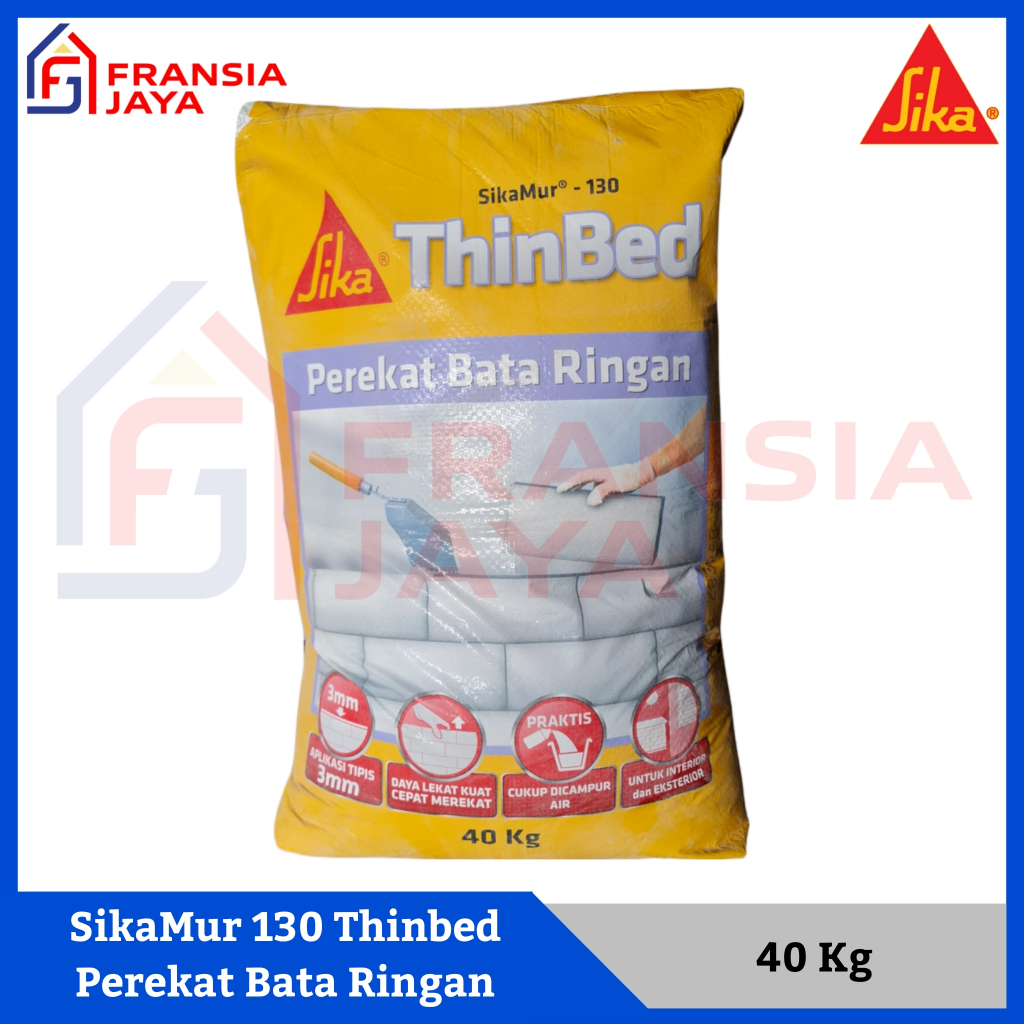 Jual Sika Mur | SikaMur 130 Thinbed Mortar Instant Lem Perekat Bata ...