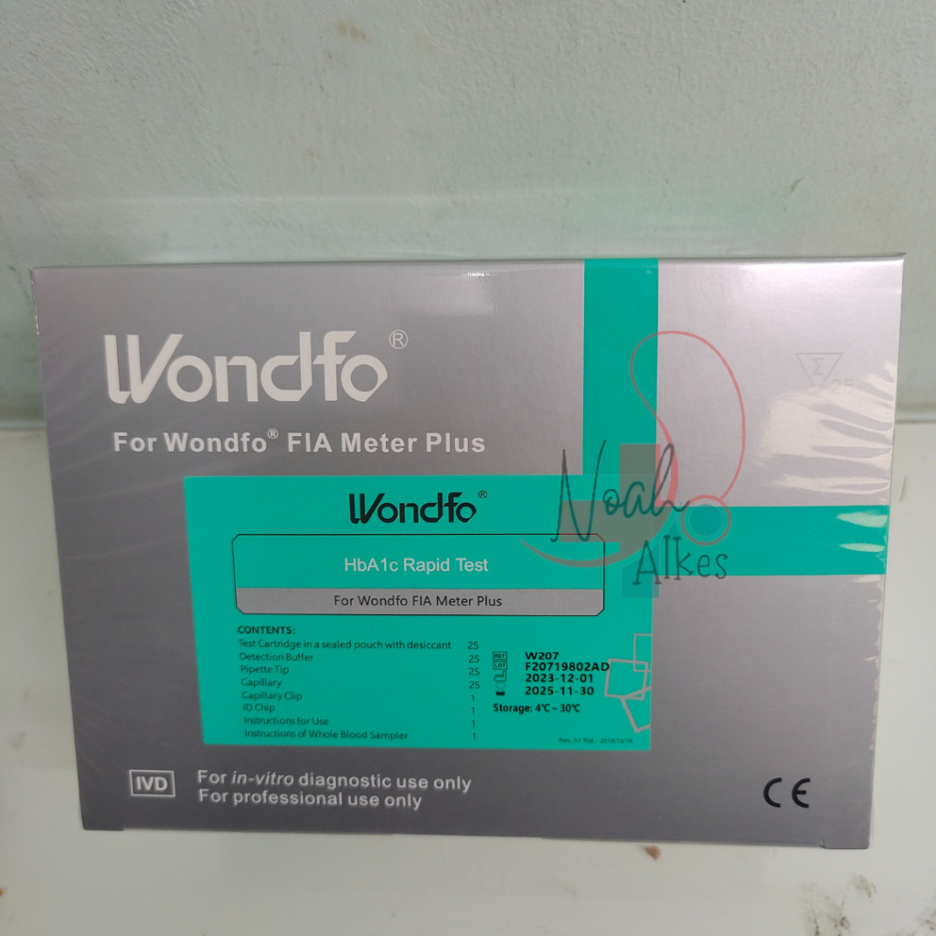 Jual HbA1c Rapid Test for Wondfo FIA Meter Plus @25 Test | Shopee Indonesia
