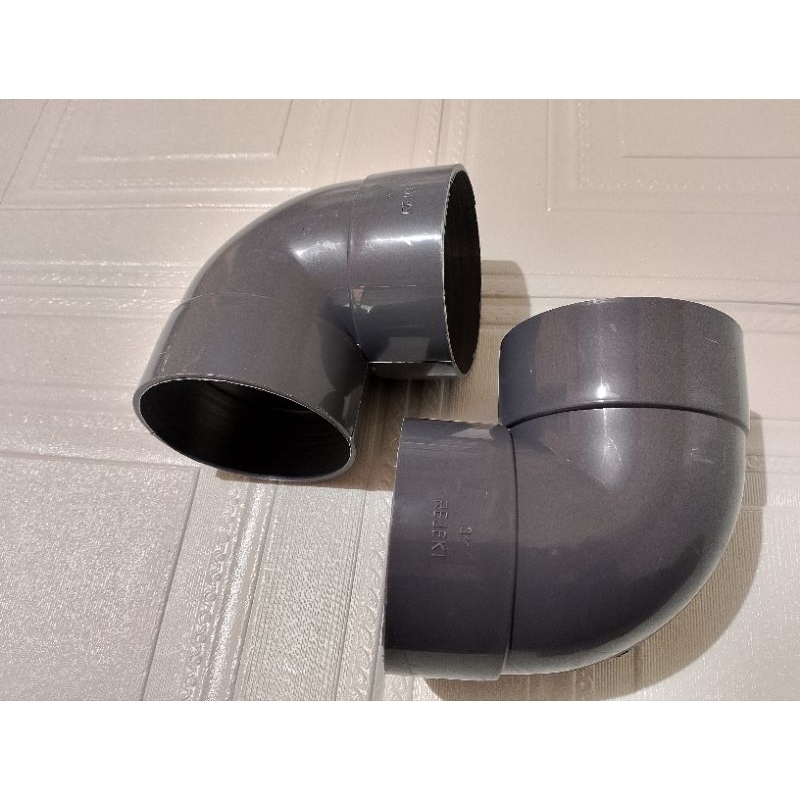 Jual Sambungan Pipa PVC KNEE 3" Knee/Elbow/L Sambungan Shock 90 Derajat | Shopee Indonesia