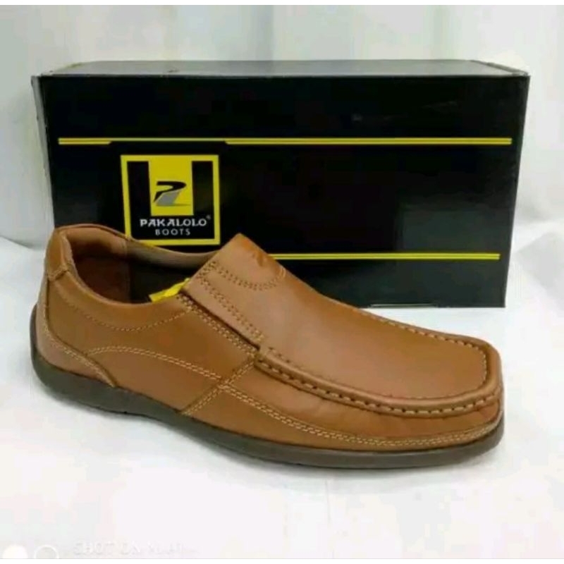 Jual Sepatu Pria Casual Pakalolo 0538 Leather 100℅ Original | Shopee ...