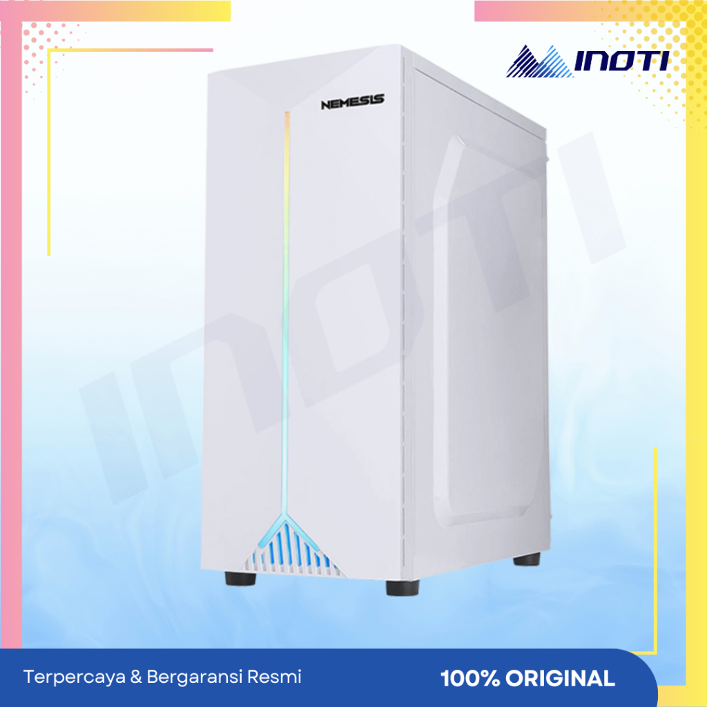 Jual Casing PC NYK Nemesis T50 Imoogi White Gaming Case Free 1 Fan ...