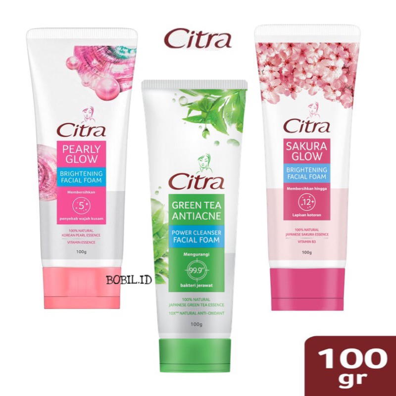 Jual Citra Facial Foam All Varian 100g | Shopee Indonesia