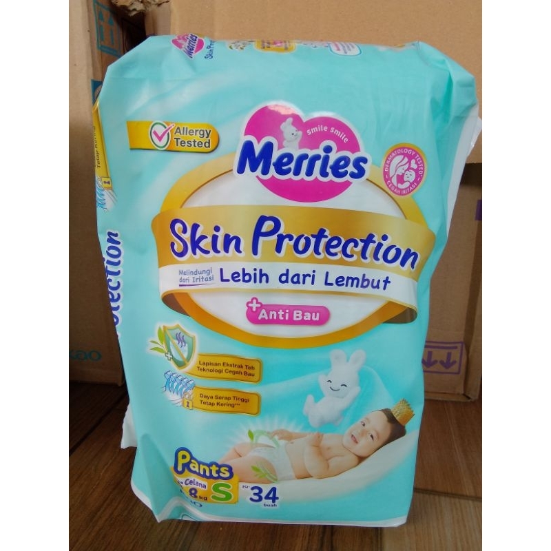 Jual Merries Skin Protection ukuran S34, M30 | Shopee Indonesia