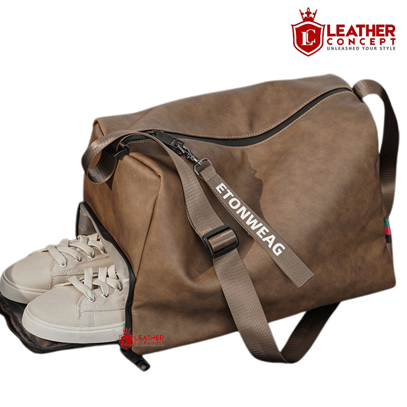 Jual LEATHER CONCEPT Tas Travel Kulit Tas Gym Kulit Travel Bag Kulit ...