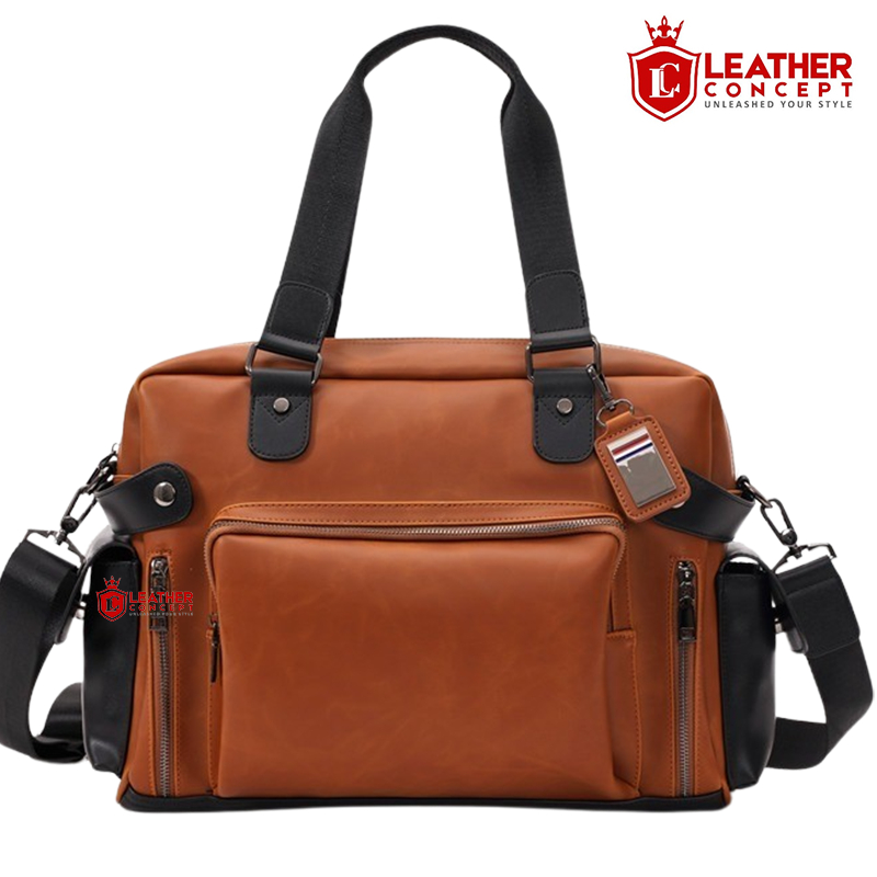 Jual LEATHER CONCEPT Tas Gym Pria Tas Kulit Pria Tas Selempang Kulit ...