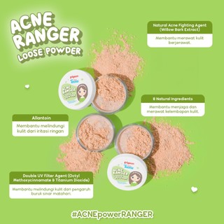 Jual PIGEON TEENS ACNE RANGER LOOSE POWDER 12gr | Bedak Tabur Remaja ...