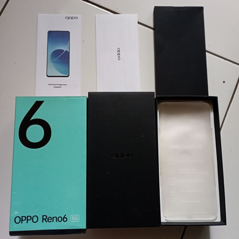 Jual Dus Box Oppo Reno 6 5G Original Bawaan Unit | Shopee Indonesia