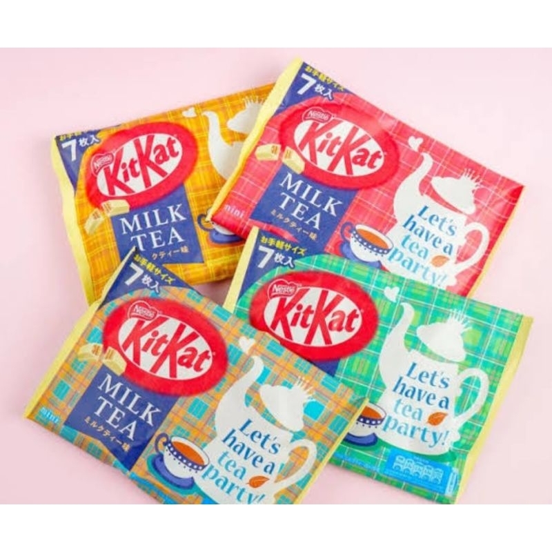 Jual KIT KAT MILK TEA KITKAT MINI 7 PCS | Shopee Indonesia