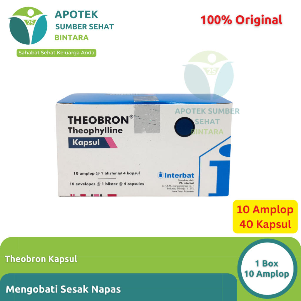Jual [1 Box] Theobron Kapsul - 1 Box 40 Kapsul | Shopee Indonesia