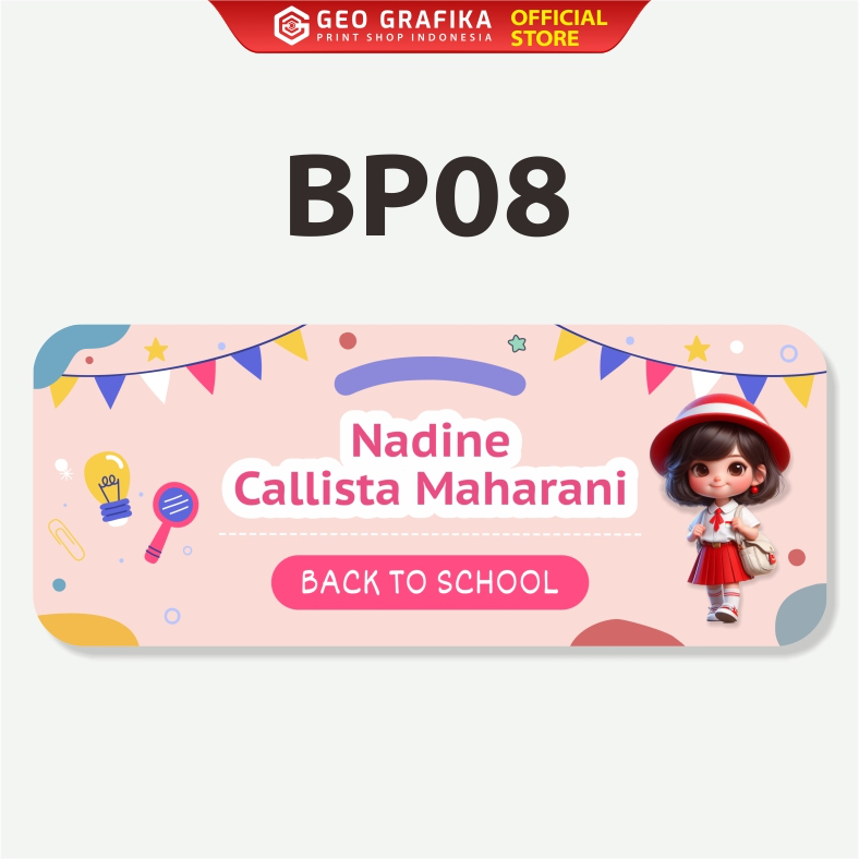 Jual Box Pensil Kotak Pensil Custom Nama - Geo Grafika | Shopee Indonesia