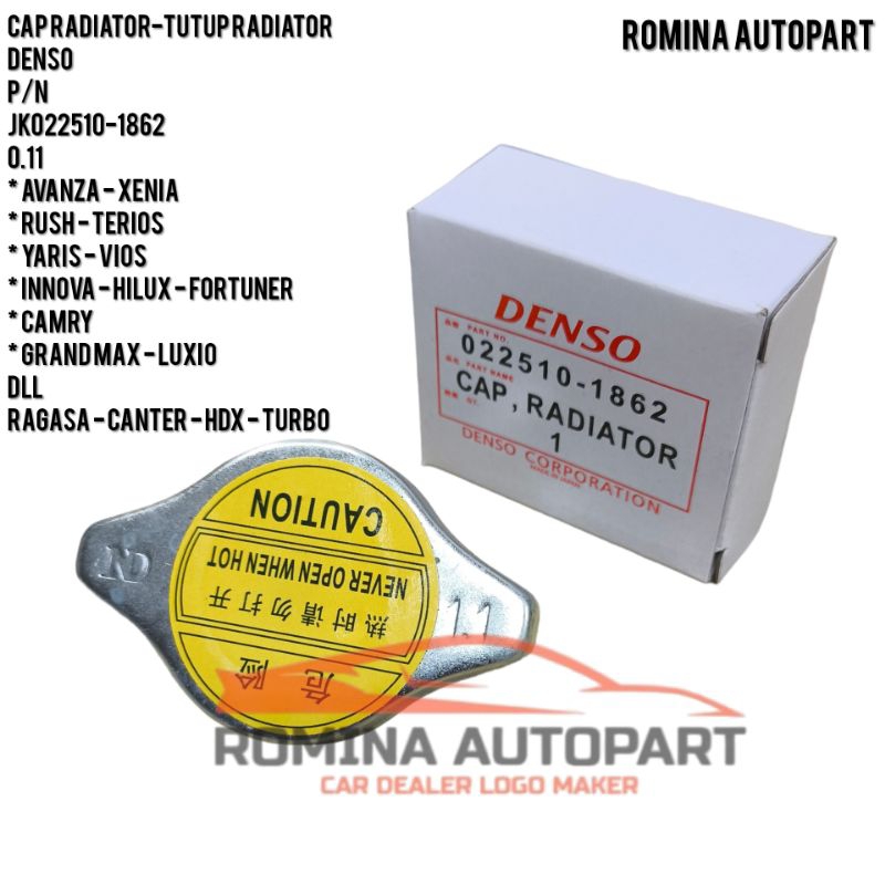 Jual CAP RADIATOR TUTUP RADIATOR AVANZA XENIA RUSH TERIOS GRAND MAX ...
