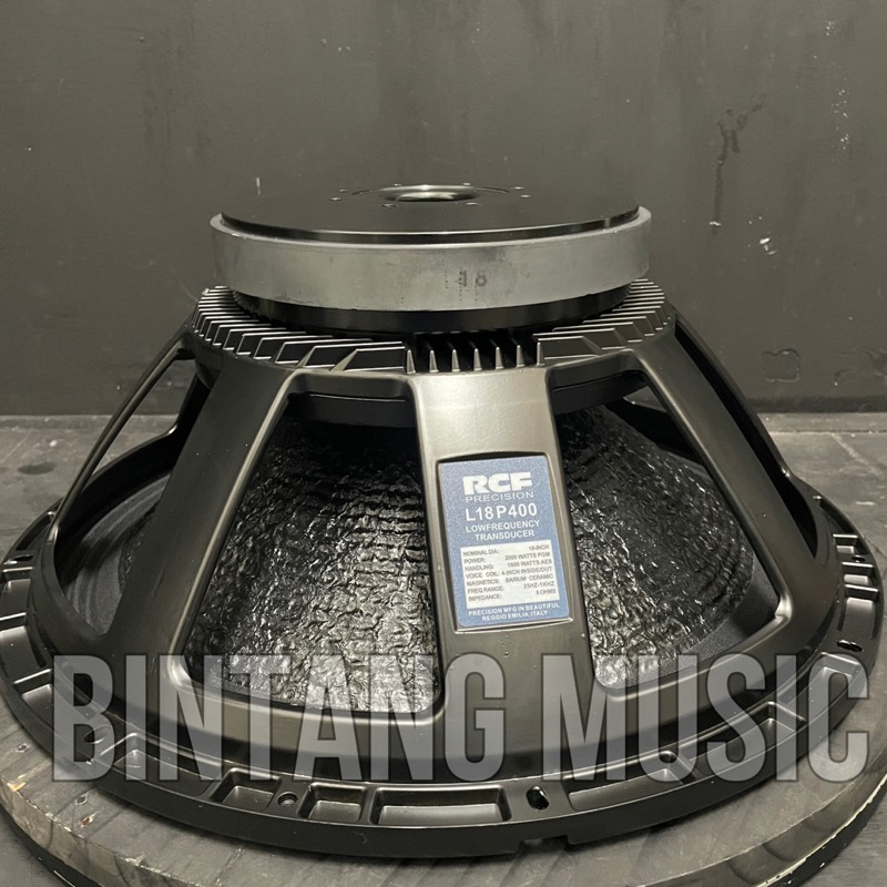 Jual speaker komponen rcf L18P400 18 inch subwoofer L18 P400 kualitas ...