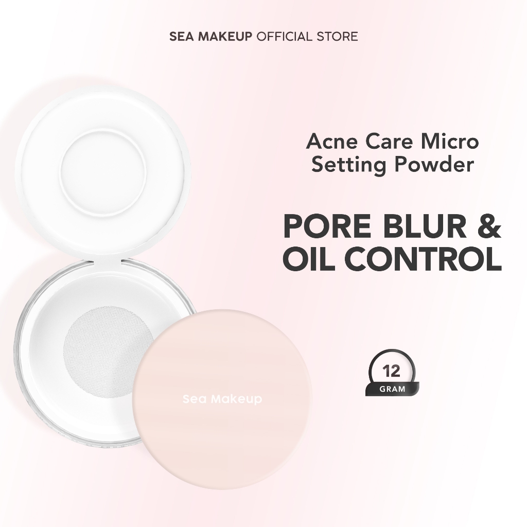 Jual Sea Makeup Acne Care Micro Translucent Setting Powder Loose Powder ...