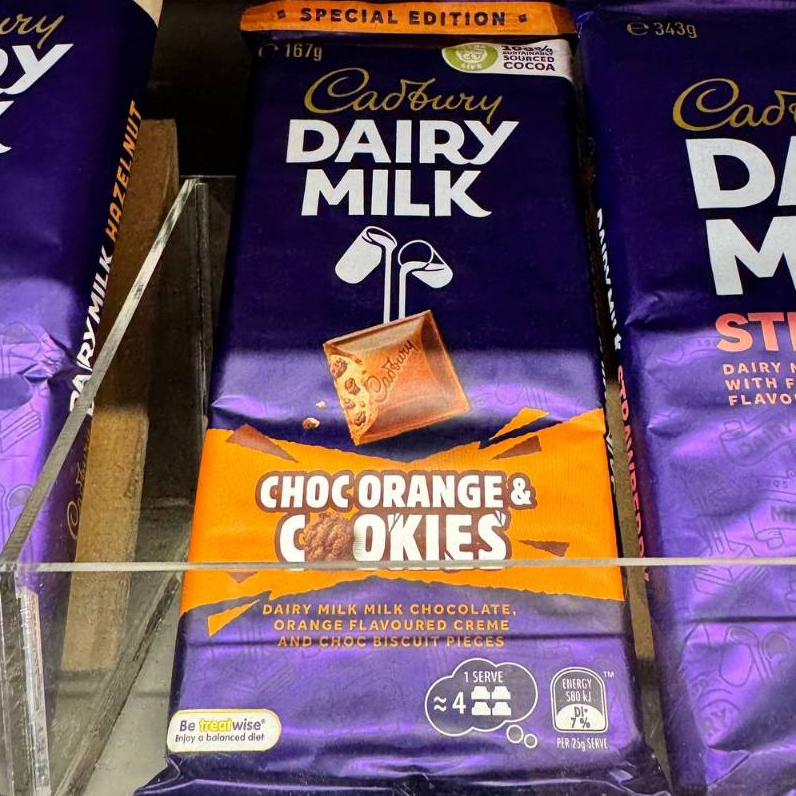 Jual Cadbury Dairy Milk SPECIAL EDITION Choc Orange & Cookies Cokelat ...