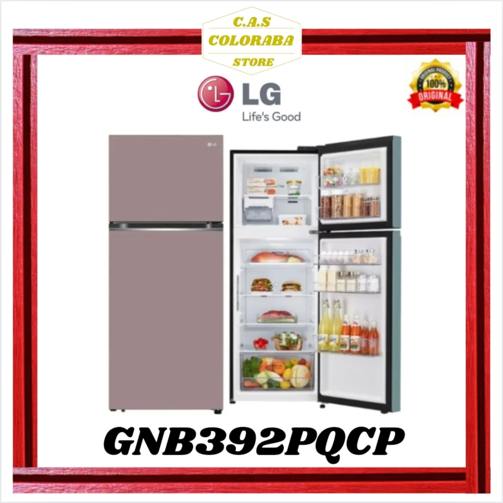 Jual KULKAS LG GNB392PQCP KULKAS MACARON SERIES 2 PINTU INVERTER GN-B392PQCP GNB392 GN-B392 ...