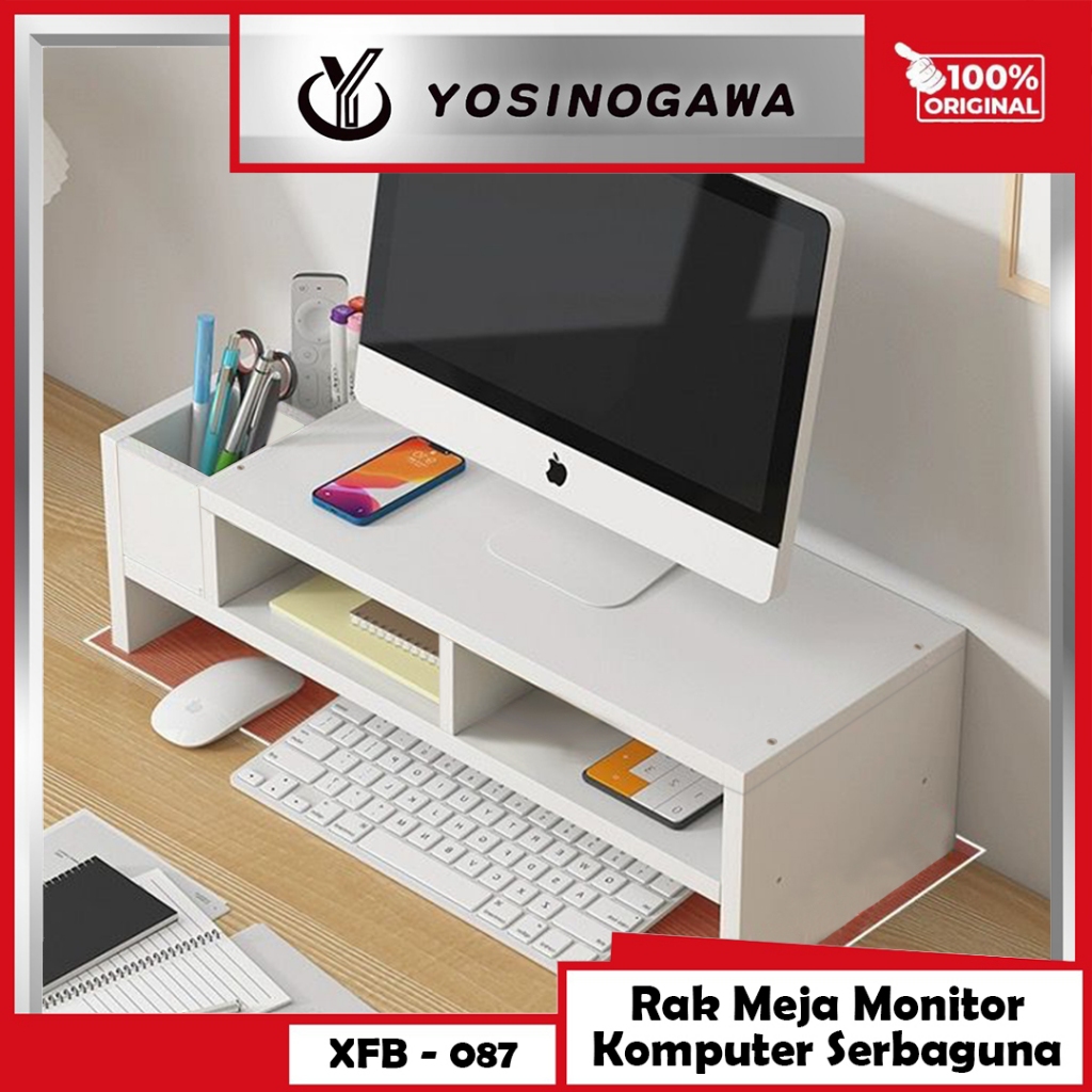 Jual YOSINOGAWA - Rak penyimpanan kantor, monitor desktop multi-fungsi ...
