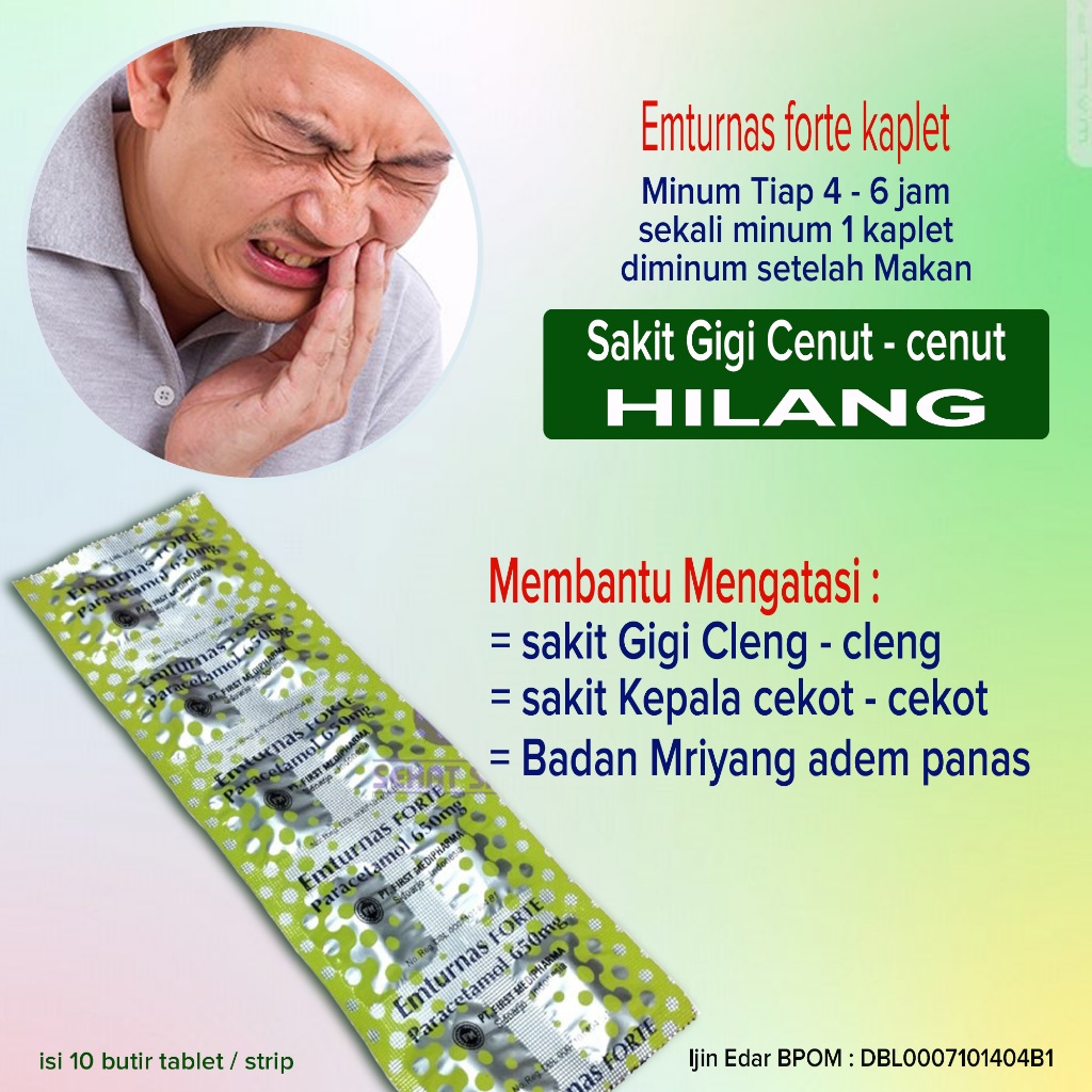 Jual Terlaris Obat sakit gigi Gusi Bengkak Gigi Modot Kepala Pusing ...