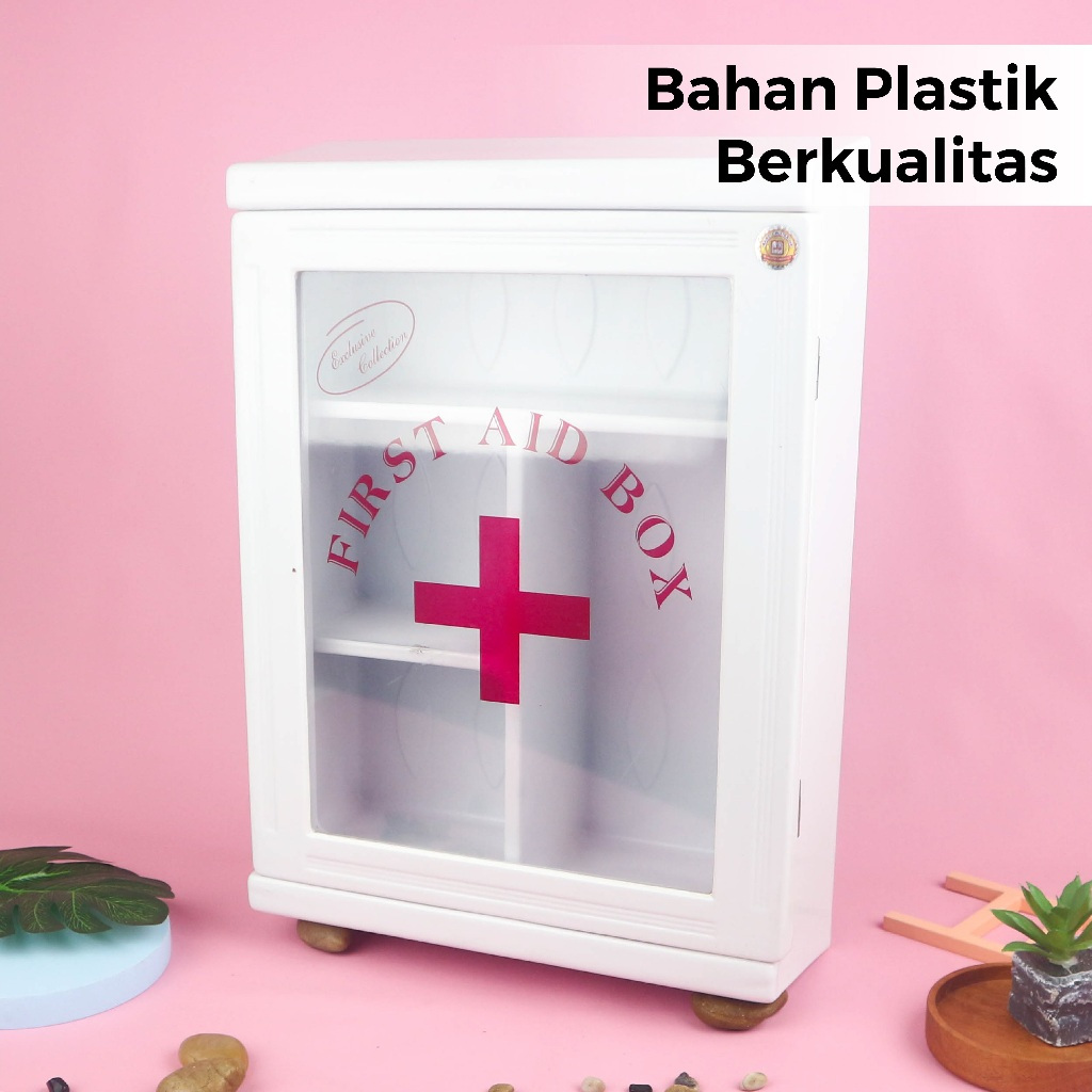 Jual Kotak Obat P3K/Tempat Box Obat Obatan/P3K Kotak Obat - First Aid ...