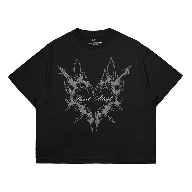 Jual Holephoria - T-shirt Boxy Heart Attack | Shopee Indonesia