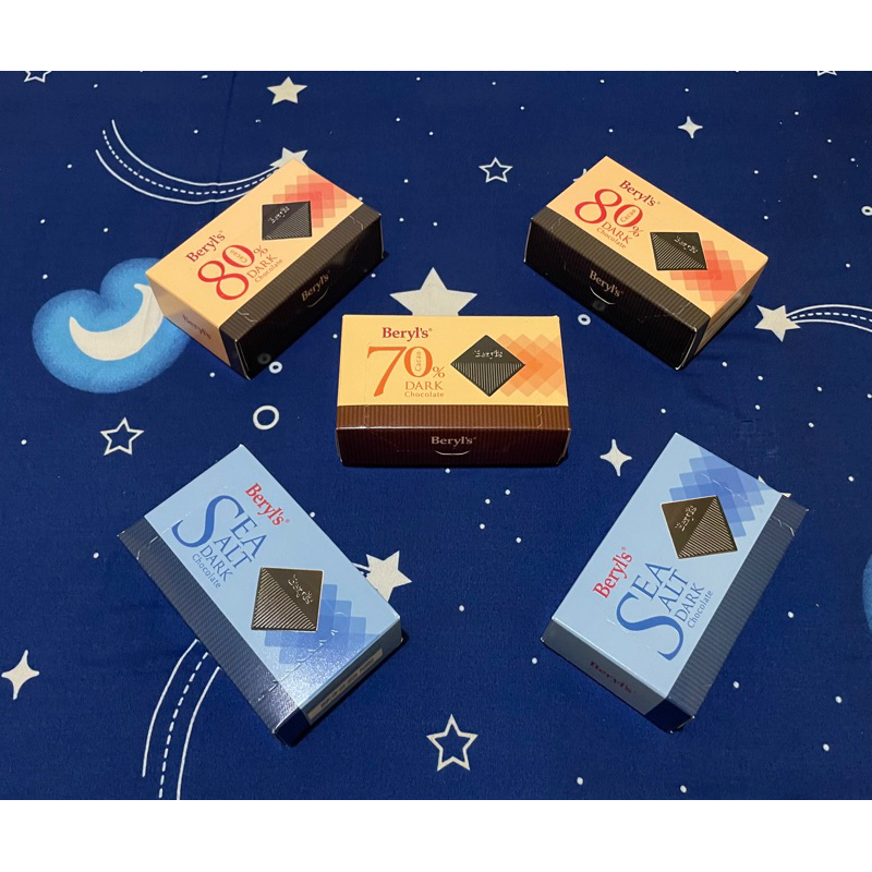 Jual Coklat Beryls Sea Salt Dark Chocolate 60 gram | Shopee Indonesia
