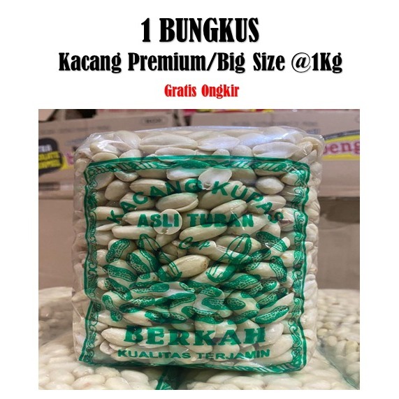 Jual Kacang Kupas Tuban Super Kacang Ukuran Besar Premium @1Kg | Shopee ...